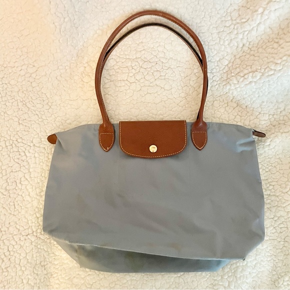 Longchamp | Bags | Longchamp Small Powder Blue Tote | Poshmark